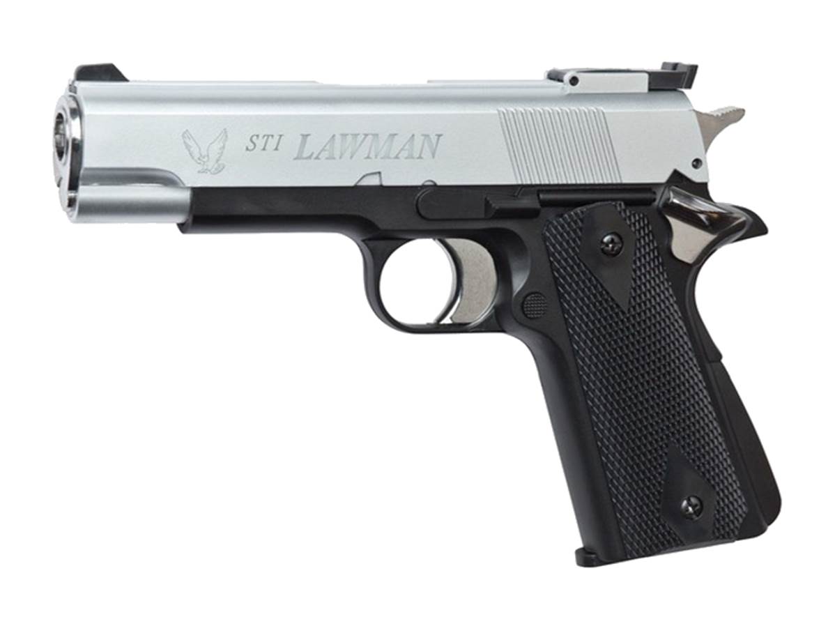 ASG STI Lawman DT Silver Noir GAZ Fixe 0.6J
