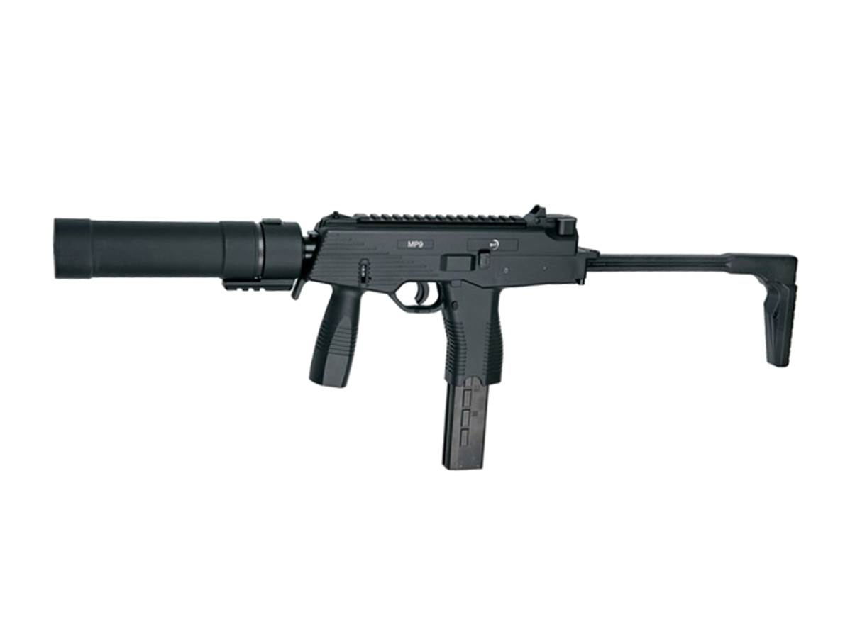B&T MP9-A1 ASG GAZ Blowback Noir 1.4J